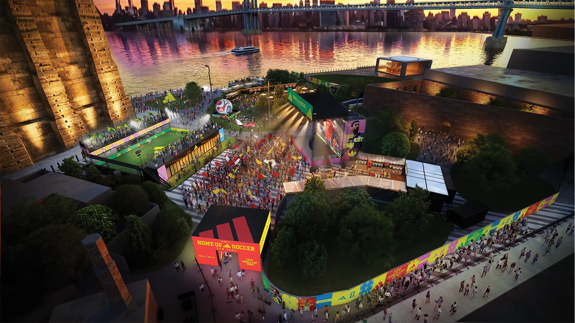 adidas World Cup - Brooklyn Bridge Park