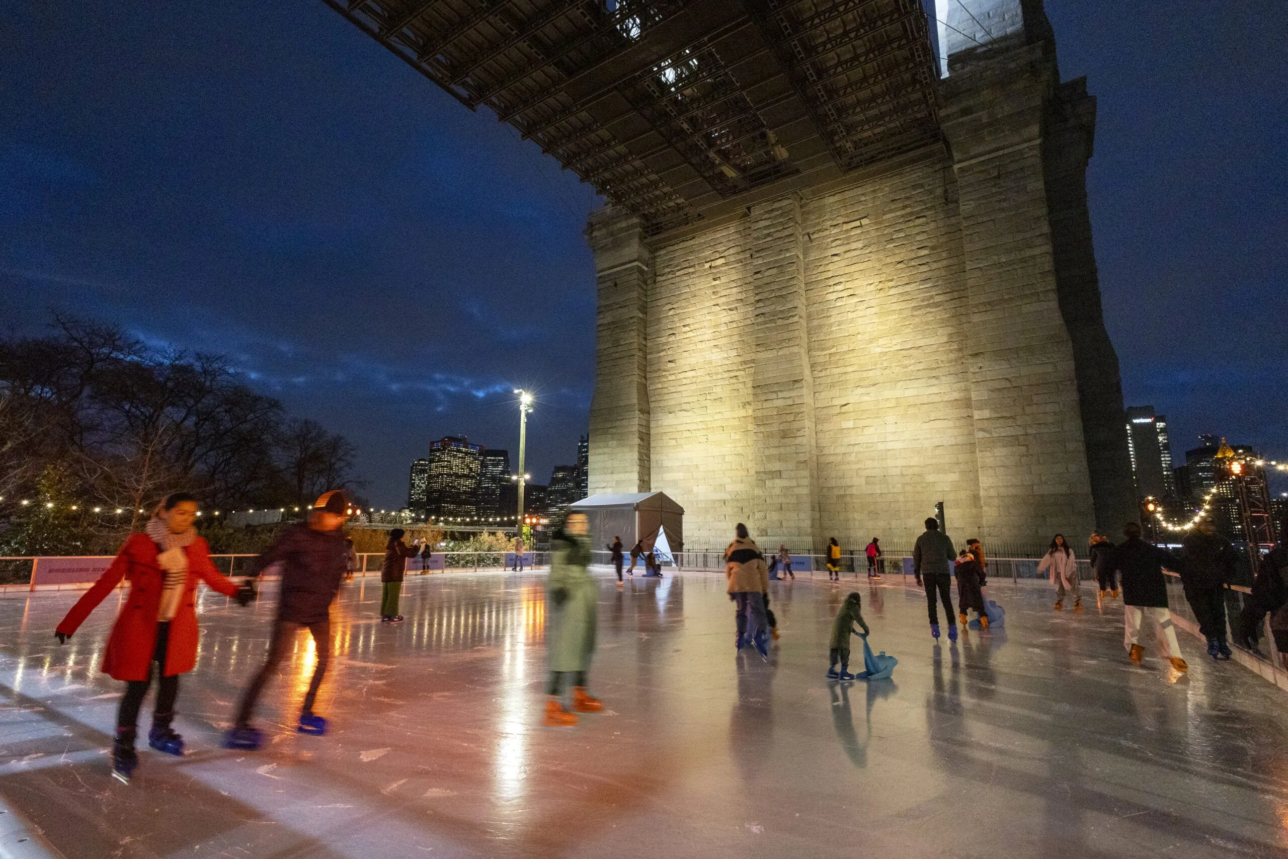 Ice Skating - Brooklyn Bridge Park